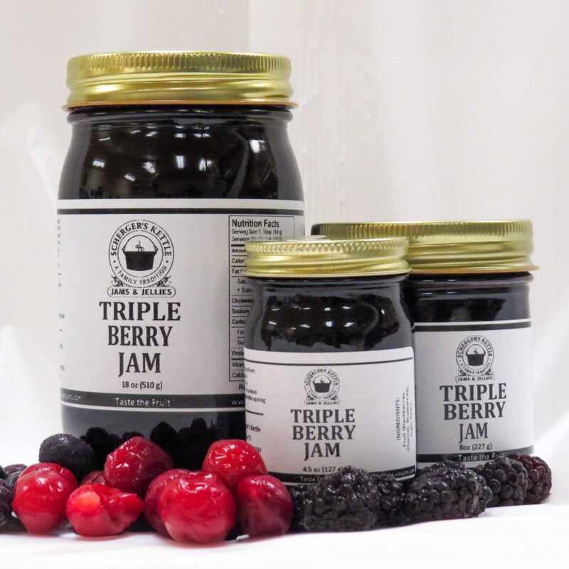 Triple Berry - Scherger’s Kettle Jams and Jellies